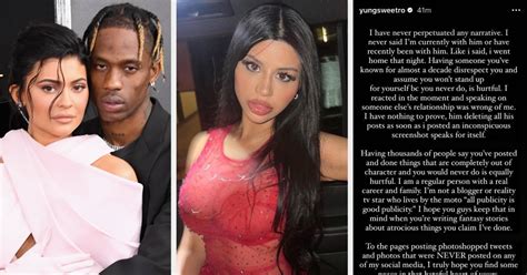 Kylie Jenner Travis Scott Yungsweetro Online Drama Explained