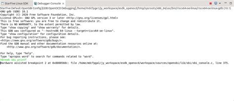 Setting Breakpoint