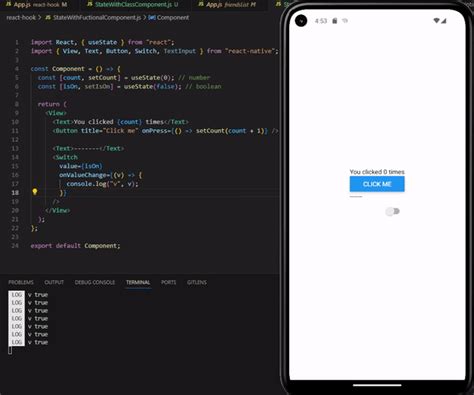 Reactnative React Hooks Usestate