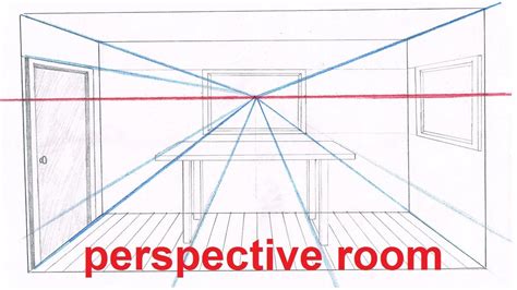 Simple One Point Linear Perspective Drawing One Point Perspective