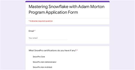 adam morton on linkedin mastering snowflake with adam morton program
