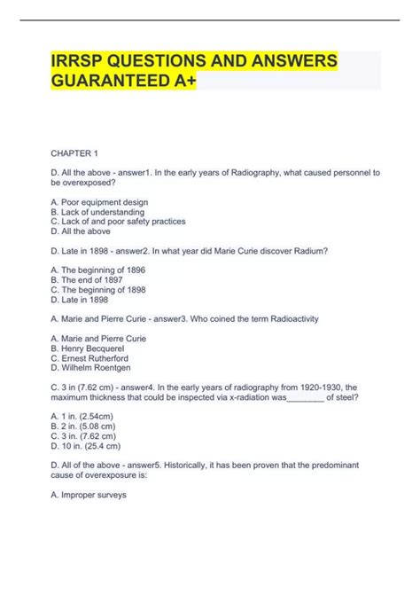 Irrsp Test Compilation Bundle 2024 Stuvia Us