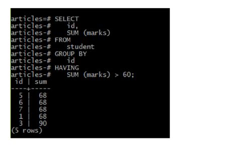 SQL HAVING Vs WHERE Whats The Difference ObjectRocket