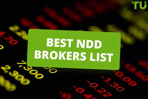 Best Ndd Forex Brokers List In 2025
