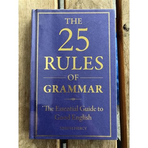 The 25 Rules Of Grammar Shopee Thailand