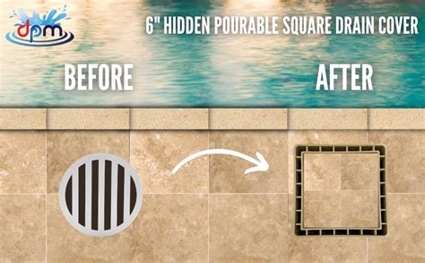 Dpm Heavy Duty Pourable Deck Drain Cover Custom Masonry
