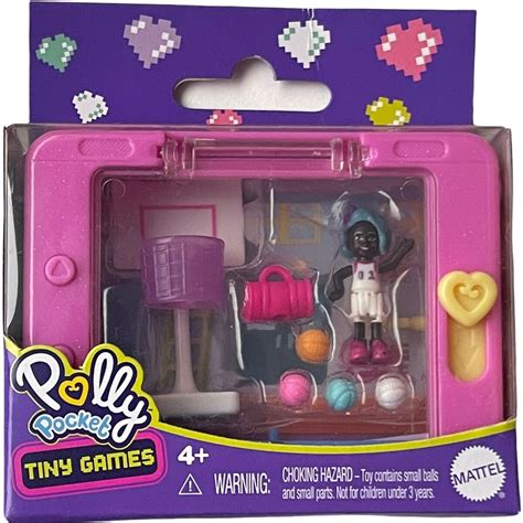 Polly Pocket Tiny Games W Ater Filled Game 1 Micro Doll And 4