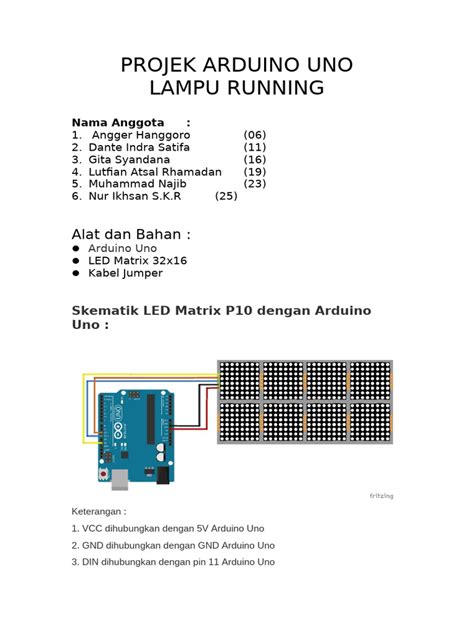 Projek Arduino Uno Kelompok Lampu Pdf