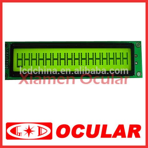 Character Green Background Lcd Display Module Lcm High Quality Character Green Background Lcd