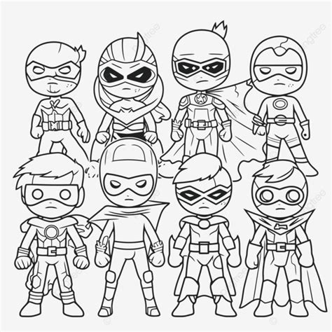 Dibujos De Superheroes Para Imprimir Y Colorear Pdf - Dibujos para Imprimir y Colorear