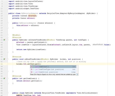 Java Where Has Gone Getitem Method Stack Overflow