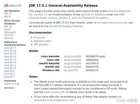 java 17版本介绍 一 安装环境介绍 java17 csdn博客