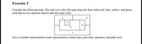 solved consider the following map the task is to color the