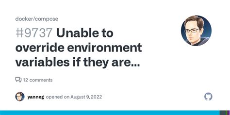Unable To Override Environment Variables If They Are Present In Env Files Issue