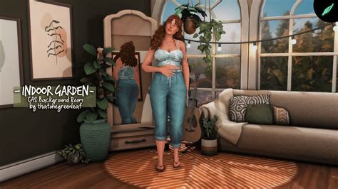 ~indoor Garden Cas Background Room~ With Mirror~ Thatonegreenleaf