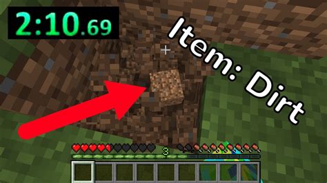 speedrunning random items in minecraft youtube