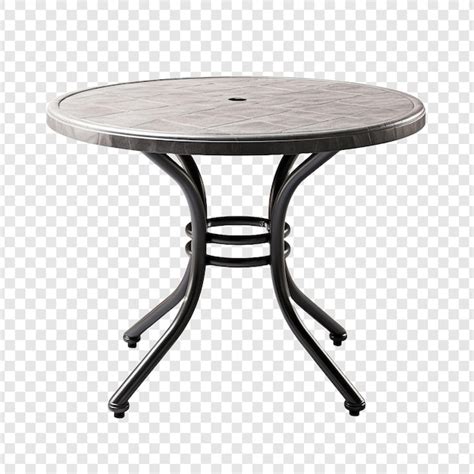 투명 한 배경 에 고립 된 야외 테이블 무료 Psd 파일