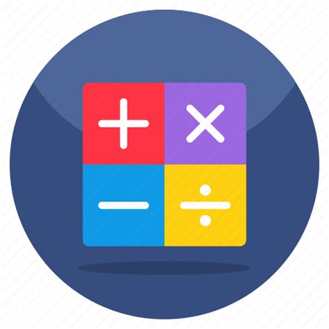 Calculator Number Cruncher Arithmetic Calculating Device Adder Icon Download On Iconfinder