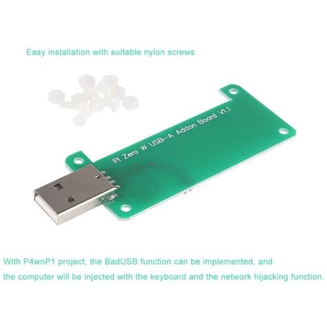 Raspberry Pi Zero W Usb A Addon Board With Protective Case
