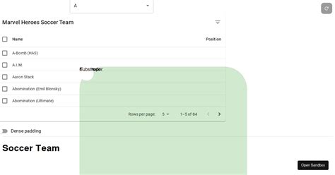 Draft Codesandbox