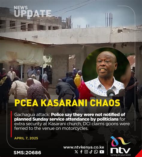 Chaos Erupts At Pcea Church Service In Mwiki Attended By Gachagua Amid Allegations Against Ig