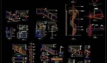 Handrail Archives Free Cad Blocks Download Dwg Models For Architects
