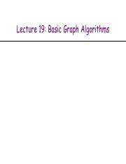 DFS.pdf - Lecture 19: Basic Graph Algorithms Depth First Search and DFS ...