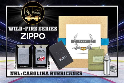 Nhl Zippo Wild Fire Collection Stag Pack