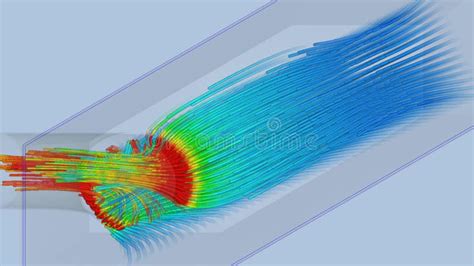Duct Suction Port Airflow Simulation Cfd Simulation Computational