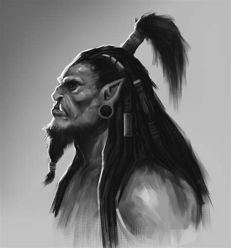 Artstation Orc Head Concept Art Male Art Character Inspiration