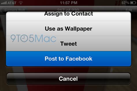 Facebook In Ios 6 Integration Is System Wide Liking Of App Store