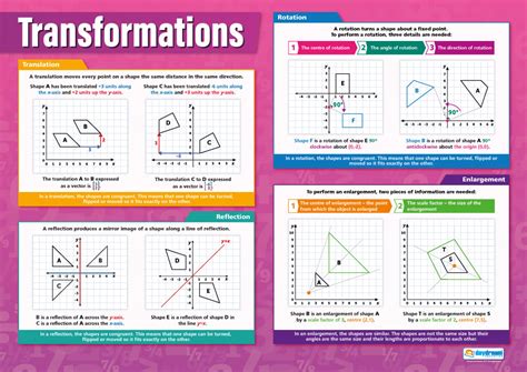 Transformations Poster Worksheets Library