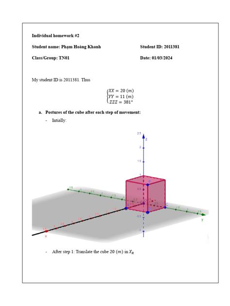 Robotics Worksheet 2 Pdf Euclidean Vector Algebra