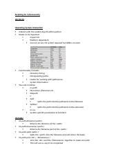 Scripting For Cybersecurity Interacting With The Operating Course Hero