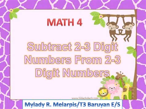 Subtraction With Zeros PPTX