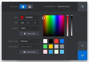 Slider Revolution Manual Skin Based Color Schemes