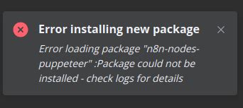 Cannot Install Or Uninstall Community Nodes Questions N N Community