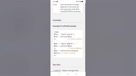 Php Ucfirst Uses Php Shortsfeed Shortsvideo Shortvideo