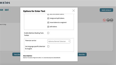 Add An Option Showhide Alpheios Reading Tools · Issue 645 · Alpheios Projectalignment