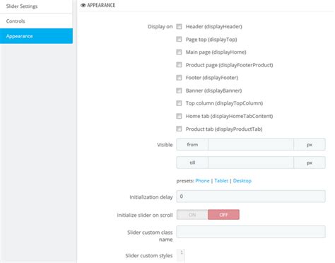 Prestashop 16x How To Manage ‘tm Motopress Slider Module Zemez