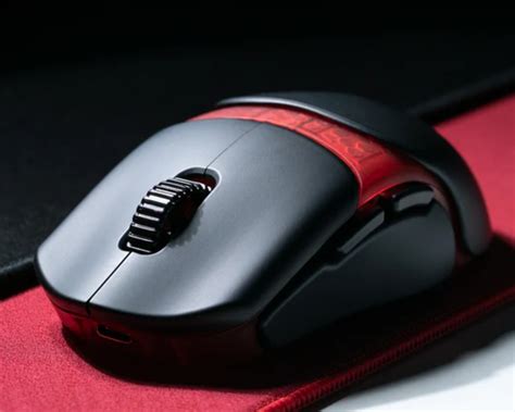 Pathfinder Wireless Gaming Mouse Black Core Body Mars Red Us