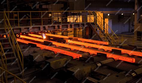 Premium Photo Steel Production Metal Construction Plant Metal Rolling