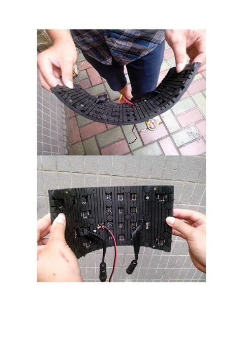 Curved Flexible LED Display Street Communication