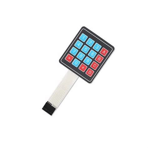 4x4 matrix membrane keypad 16 key input keypad membrane module for hobbyists prototyping