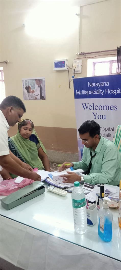 Piyush Rastogi On Linkedin Today Narayana Hospital Has Organised A Health Checkup Camp At Gangapur