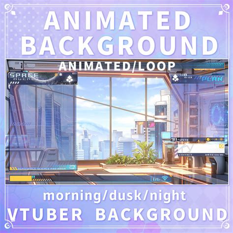 Animated Backgrounds For Vtubers Twitches Or Streamers 【stellar Path