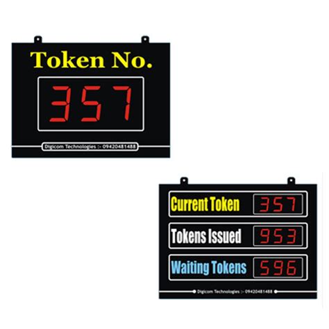 Wireless Token Display System Dual Side Display At Rs 6500 Token Display System In Pune ID