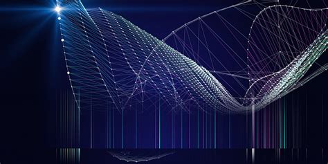 Big Data Abstract Background Polygonal Grid On Dark Presenting Concept Of Algorithms Grid Banner