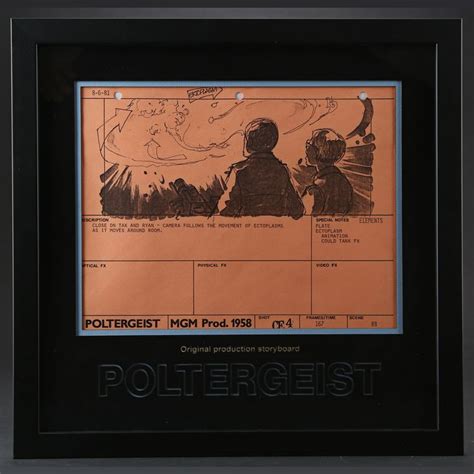 Original Production Storyboard Copy Ectoplasm Moves Around Room