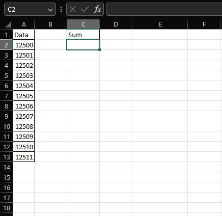 Excel Sum A Column Between Two Searched Values Stack Overflow